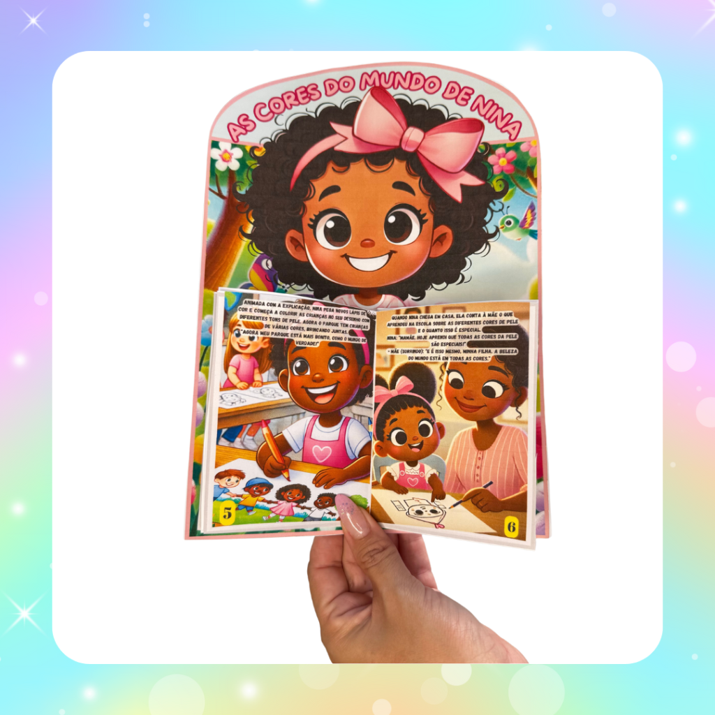 HISTÓRIA – AS CORES DO MUNDO DE NINA – Professora Mikaelly Timóteo
