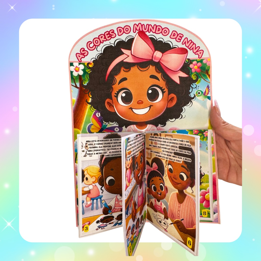 HISTÓRIA – AS CORES DO MUNDO DE NINA – Professora Mikaelly Timóteo