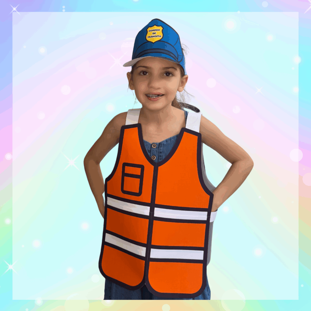 KIT COLETE E VISEIRA 3D – GUARDA DE TRÂNSITO – Professora Mikaelly Timóteo
